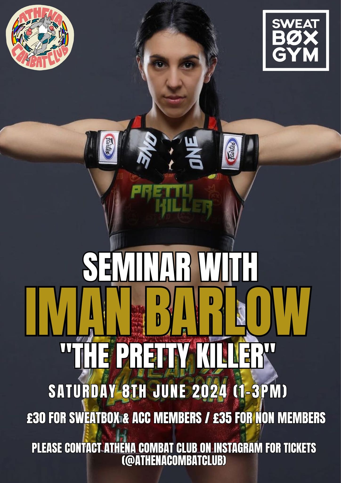 Iman “Pretty Killer” Barlow Seminar – Athena Combat Club – Optimal Combat