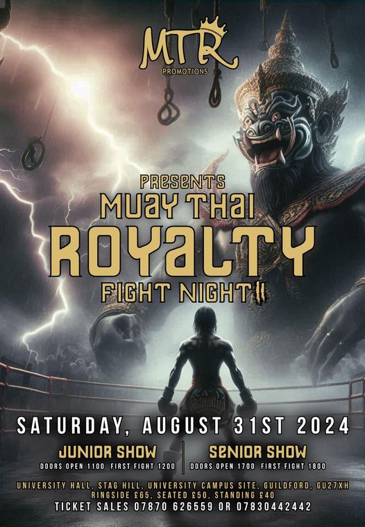 Muay Thai Royalty Fight Night – Shinkick Muay Thai – Optimal Combat